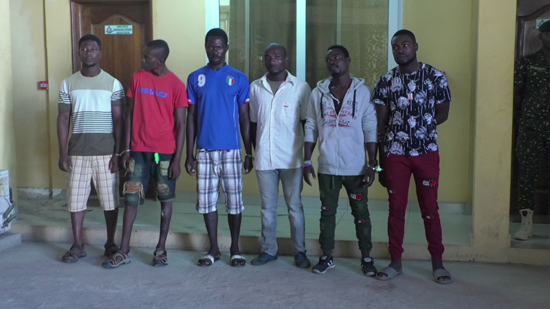 15 arrested in Takoradi after stowaway attempt (Photos) - Otec 102.9 FM