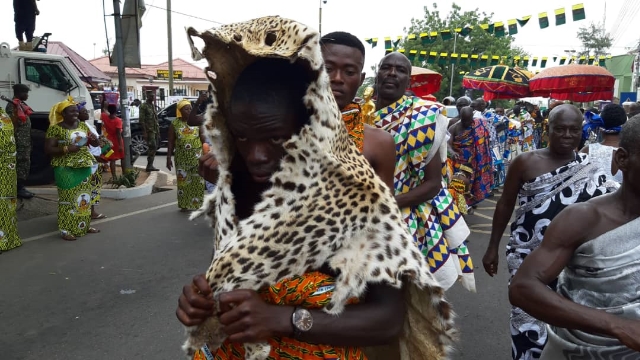 Photos: Colourful Asante culture on display as Asantehene marks 20th ...