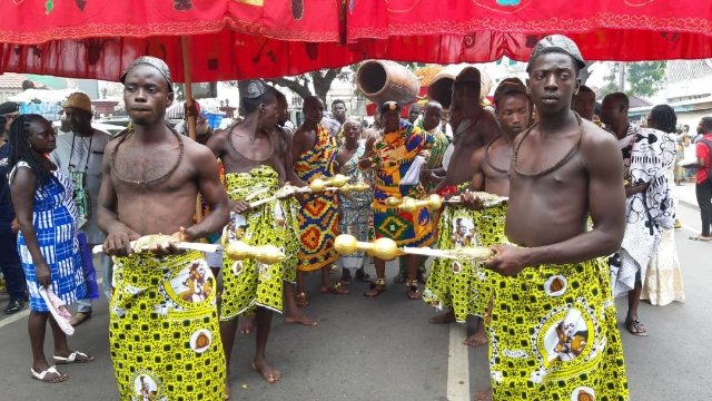 Photos: Colourful Asante culture on display as Asantehene marks 20th ...