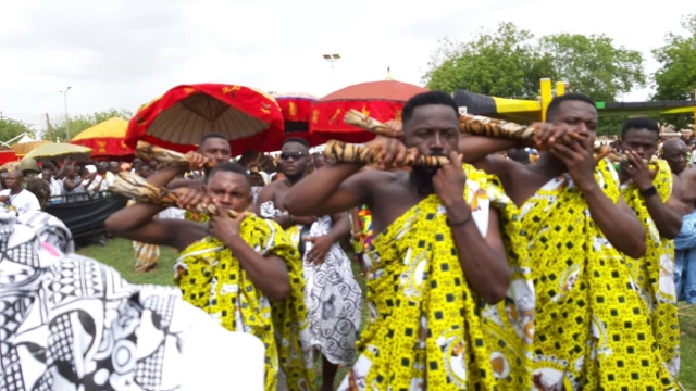 Photos: Colourful Asante culture on display as Asantehene marks 20th ...