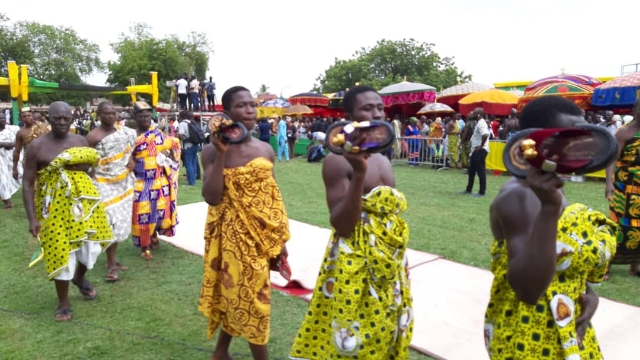 Photos: Colourful Asante culture on display as Asantehene marks 20th ...