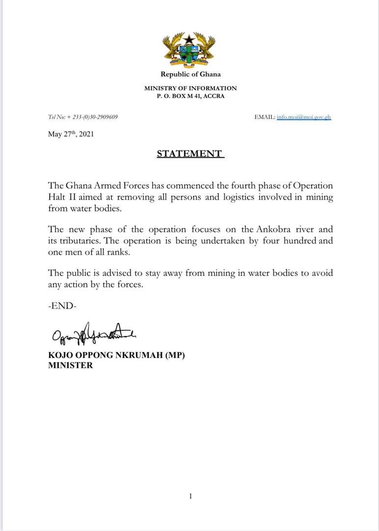 401 soldiers deployed for fourth phase of Operation Halt II - Otec 102.9 FM