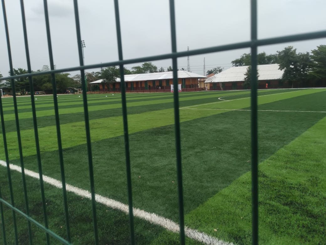 Ghana Gas CEO Hands Over New Astro Turf to Asokwa Community - Otec 102.9 FM