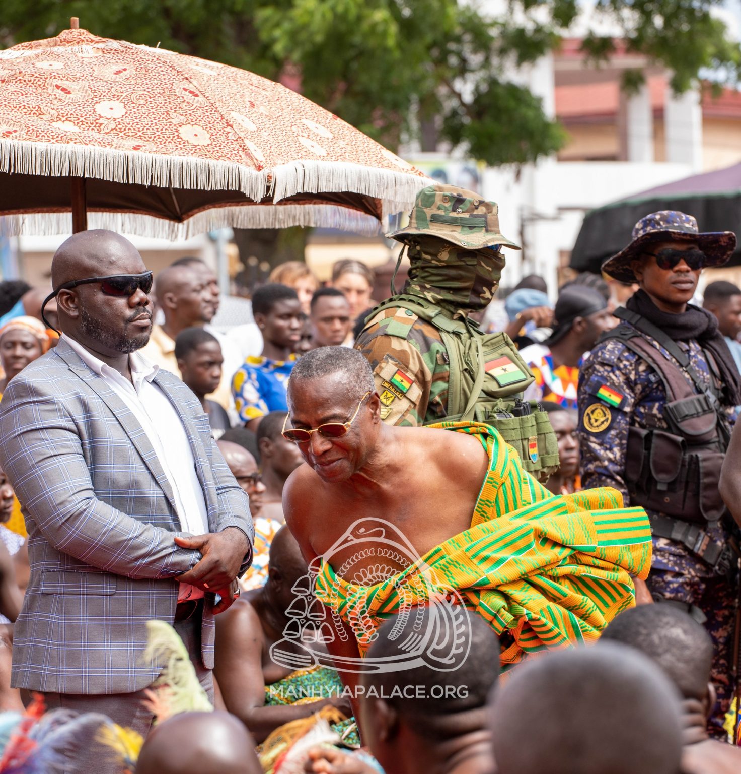 Photos: Otumfuo’s arrival, rich cultural display at the 3rd Akwasidae of 2023 - Otec 102.9 FM