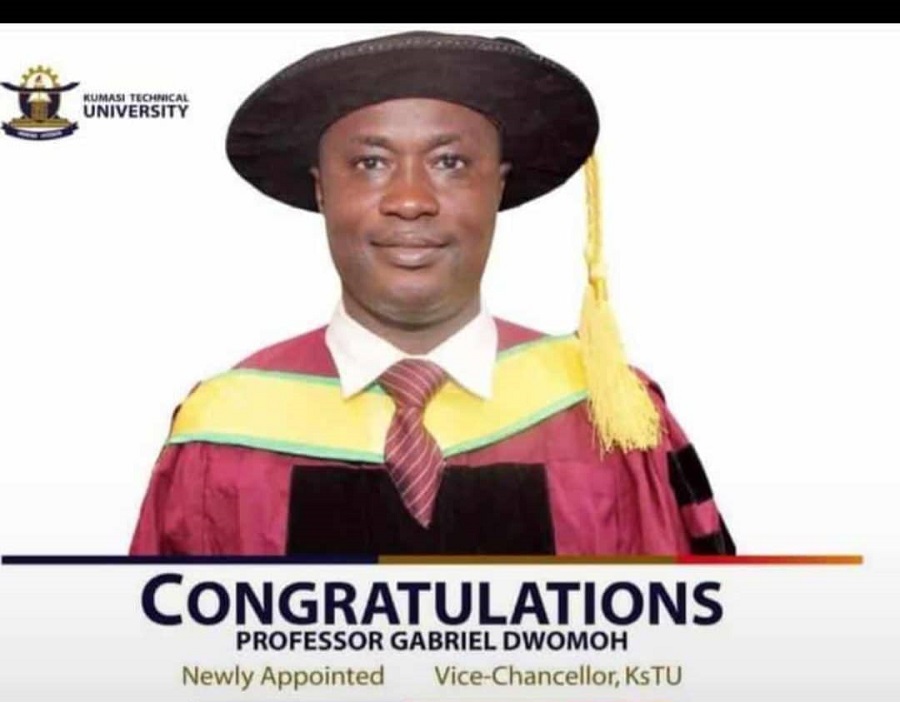 KsTU appoints Prof. Gabriel Dwomo as new Vice-Chancellor - Otec 102.9 FM