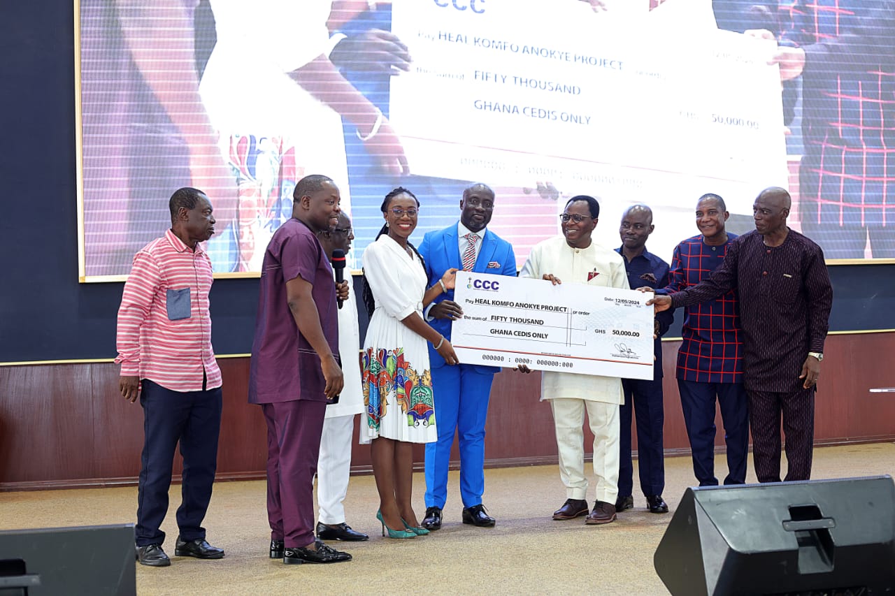 CCC Supports KATH Renovation Project With GhC 50k - Otec 102.9 FM