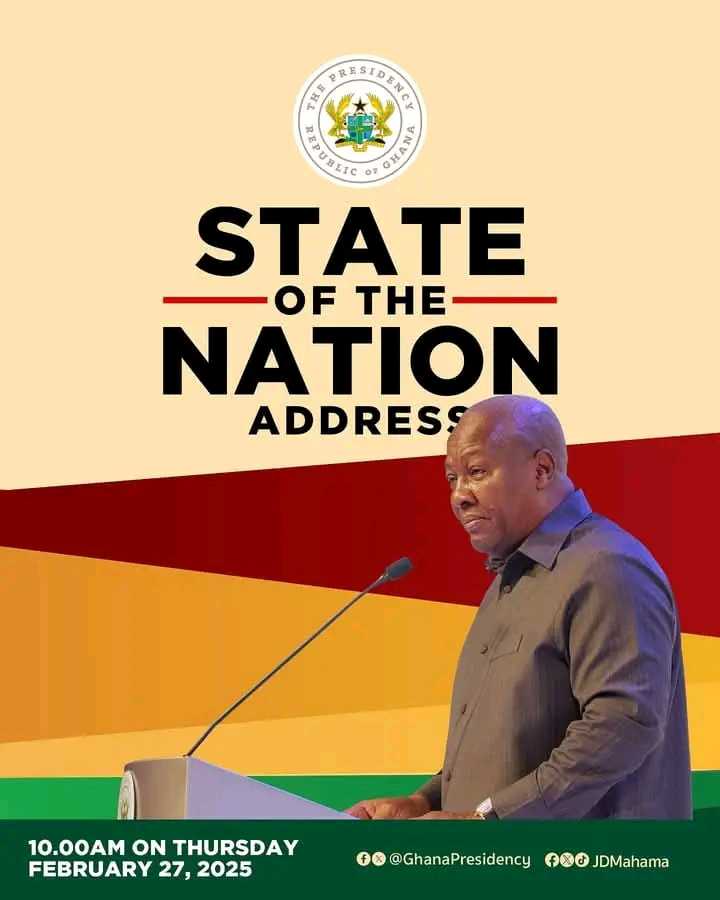 Mahama’s full 2025 State of the Nation Address - Otec 102.9 FM