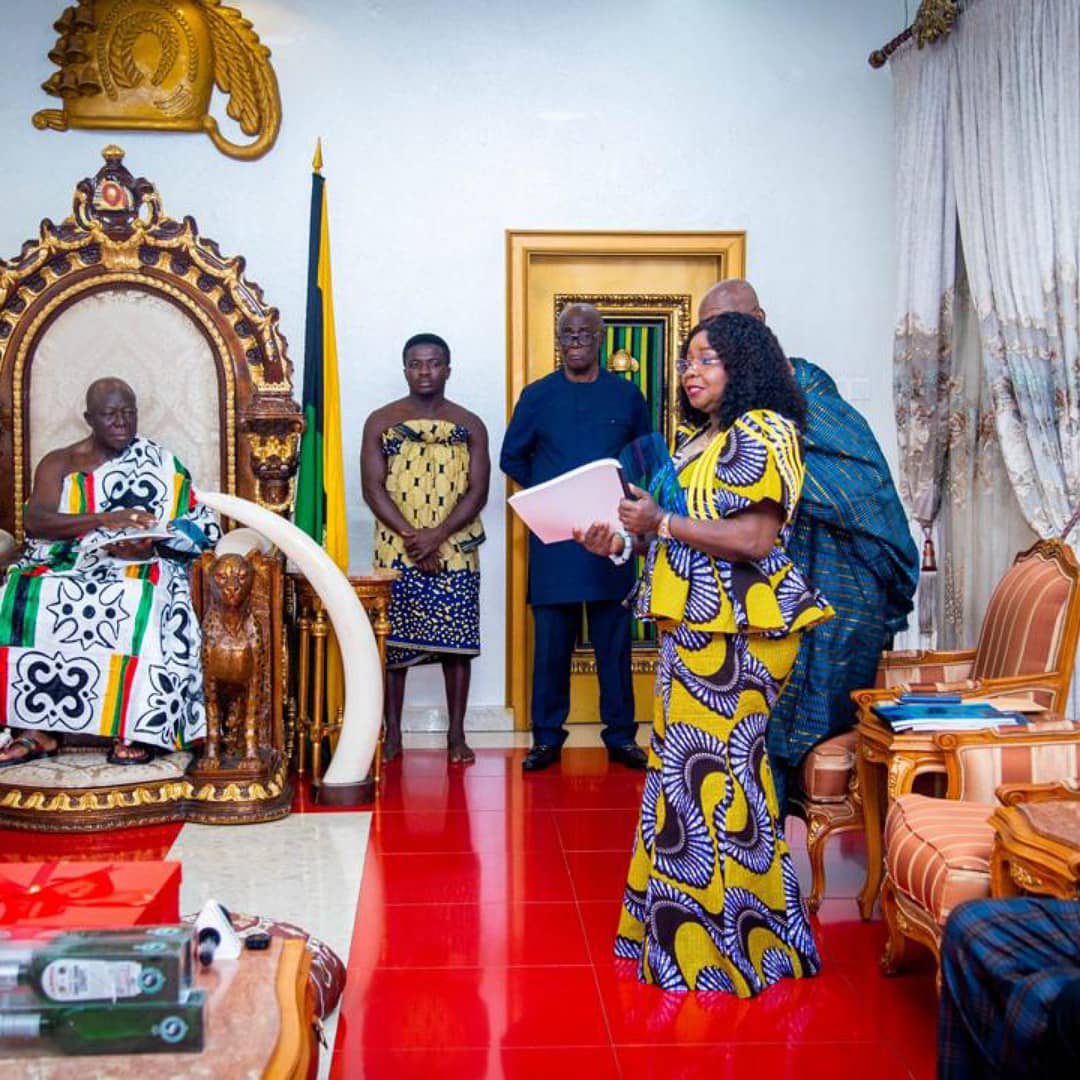 Asantehene honors Dr. Beatrice Wiafe Addai as "Jewel in the Crown" for ...