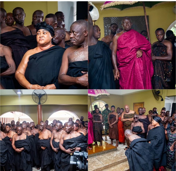 Asante Mampong traditional council introduces Leslie Osei Bonsu to ...